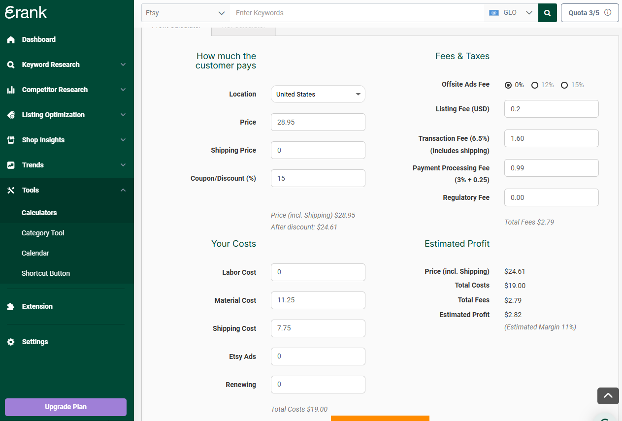 eRank Review: A Popular Etsy SEO Tool for Beginners – CraftyTrendy