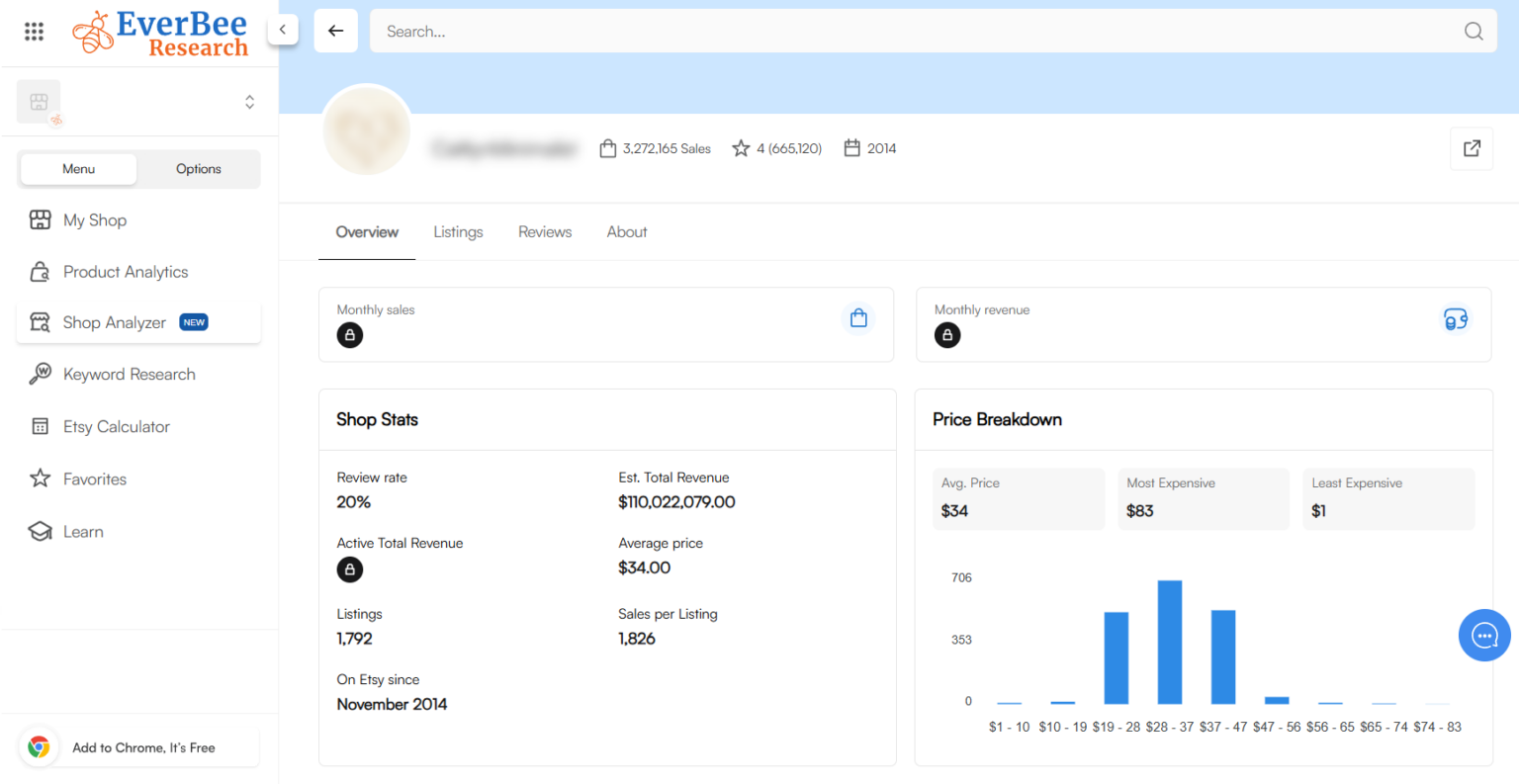 EverBee Review: The Browser Extension for Etsy Sellers – CraftyTrendy